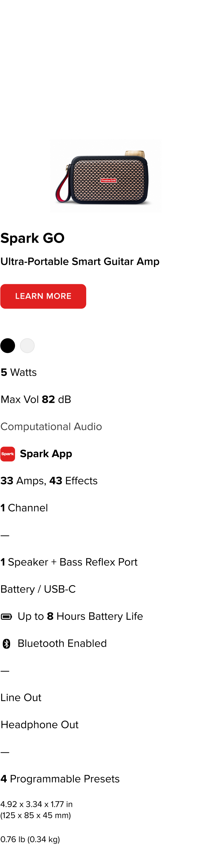 Spark Series – Canada - Positive Grid