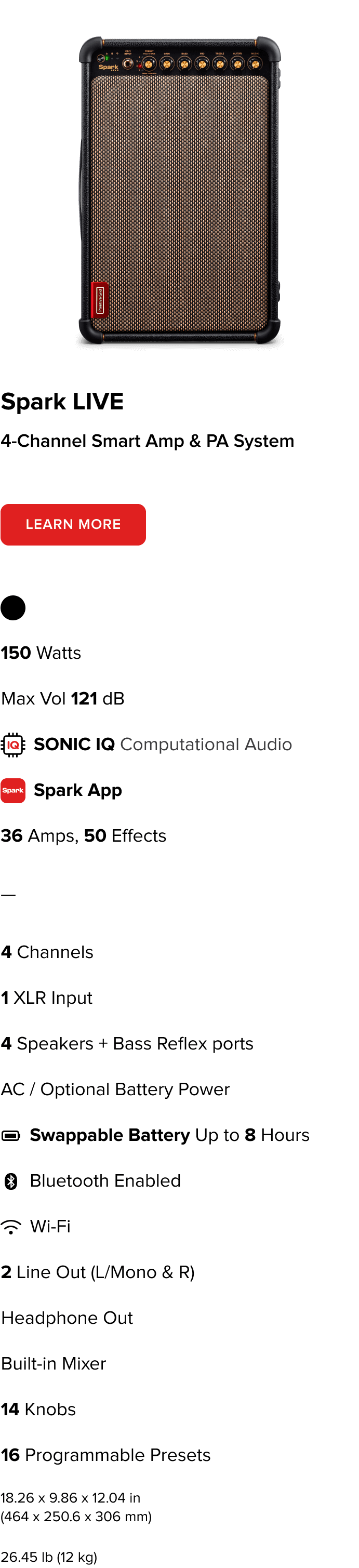 Spark Series – Canada - Positive Grid