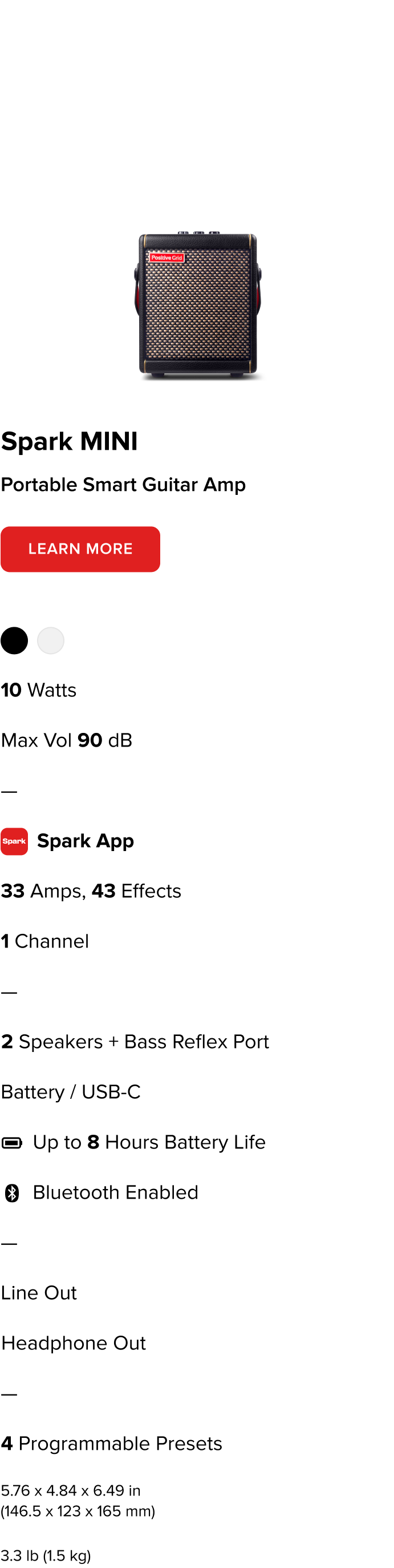 Spark Series – Canada - Positive Grid
