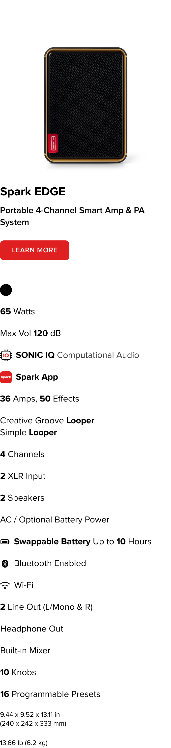 Spark Series – Canada - Positive Grid